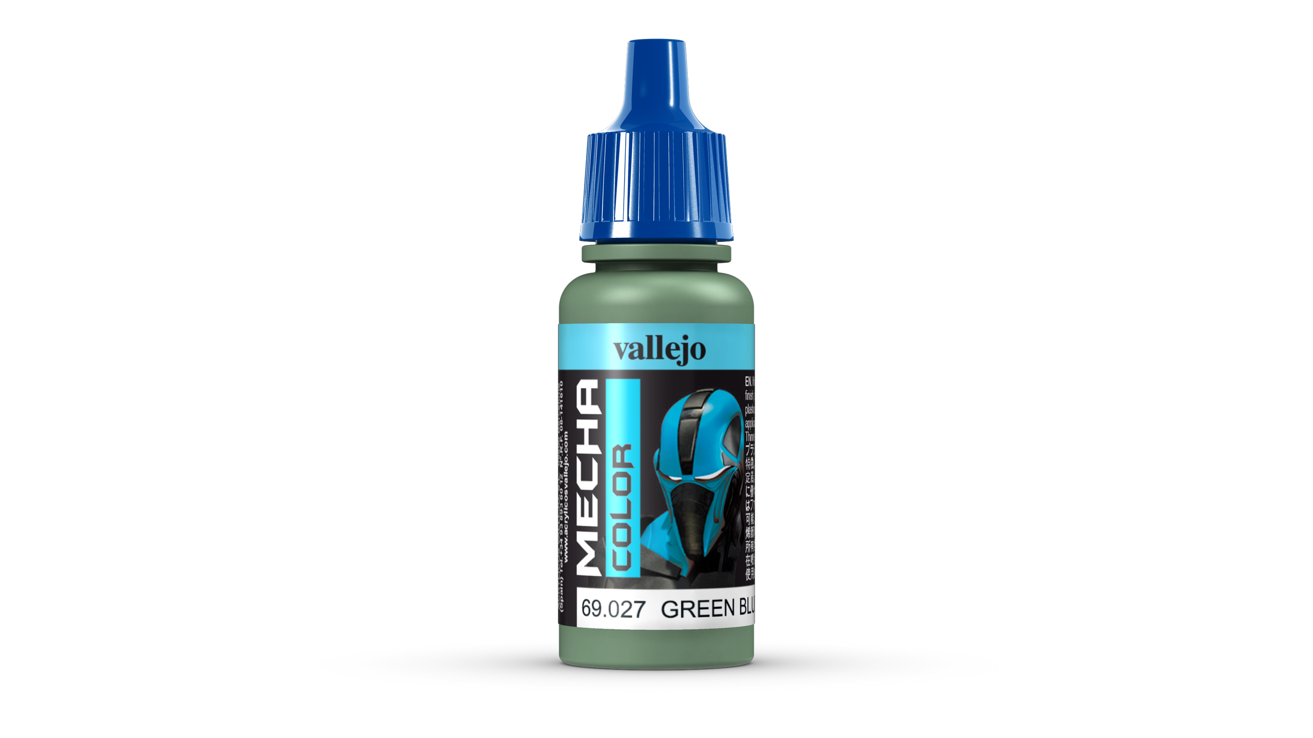 Vallejo Mecha Color 027 Green Blue 17 ml Airbrushfarbe