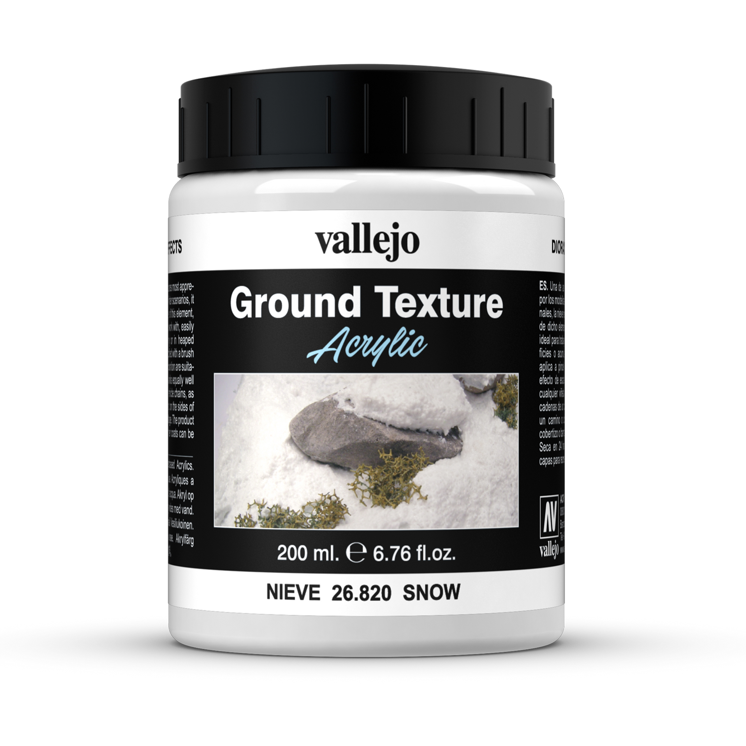 Vallejo Medium Paste Diorama Effects 200ml Snow Thick Mud 26820